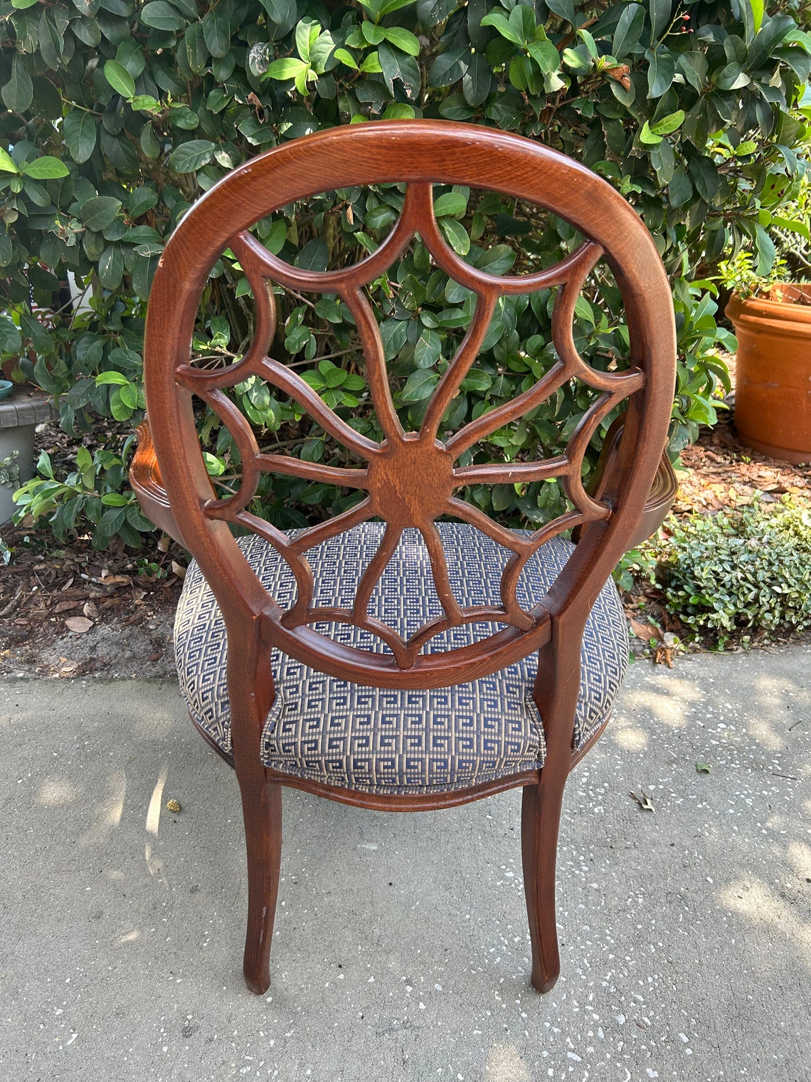 Vintage Regency Style Spider Back Chair - Etsy