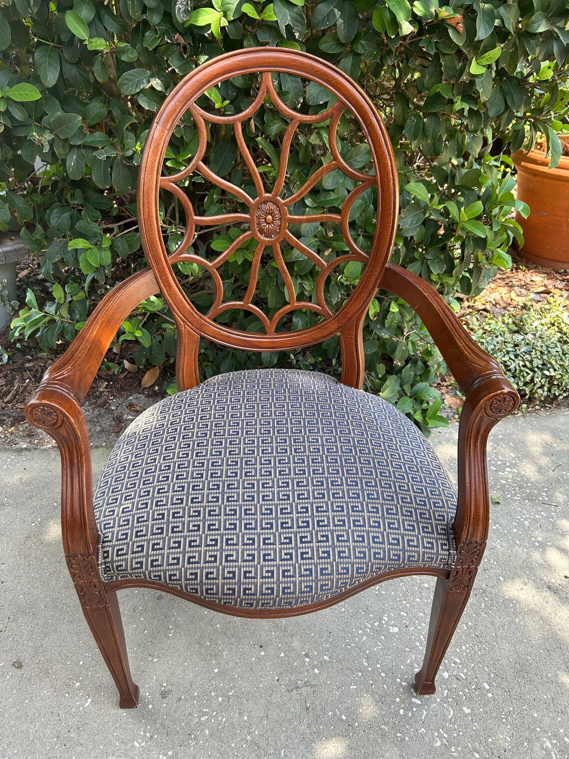 Vintage Regency Style Spider Back Chair - Etsy