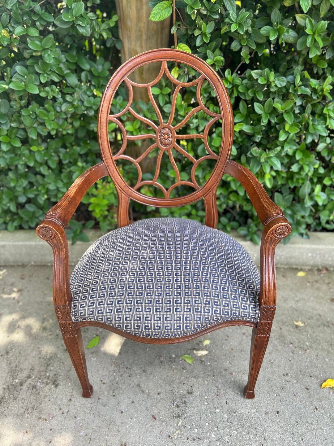 Vintage Regency Style Spider Back Chair - Etsy