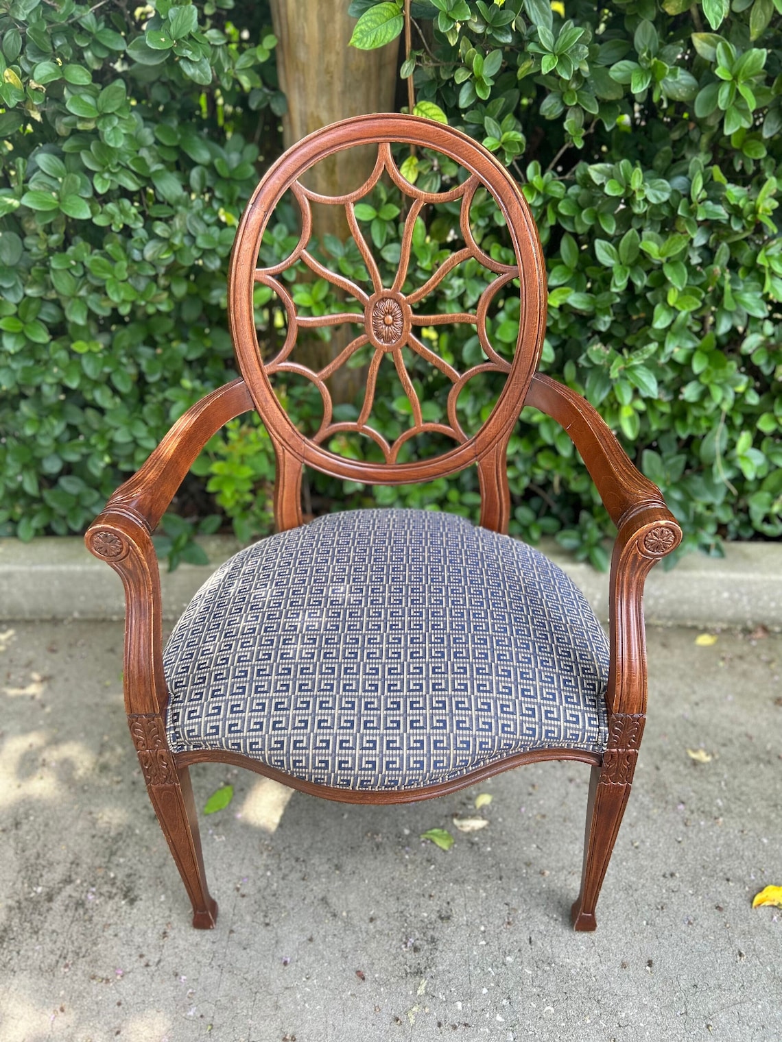 Vintage Regency Style Spider Back Chair - Etsy