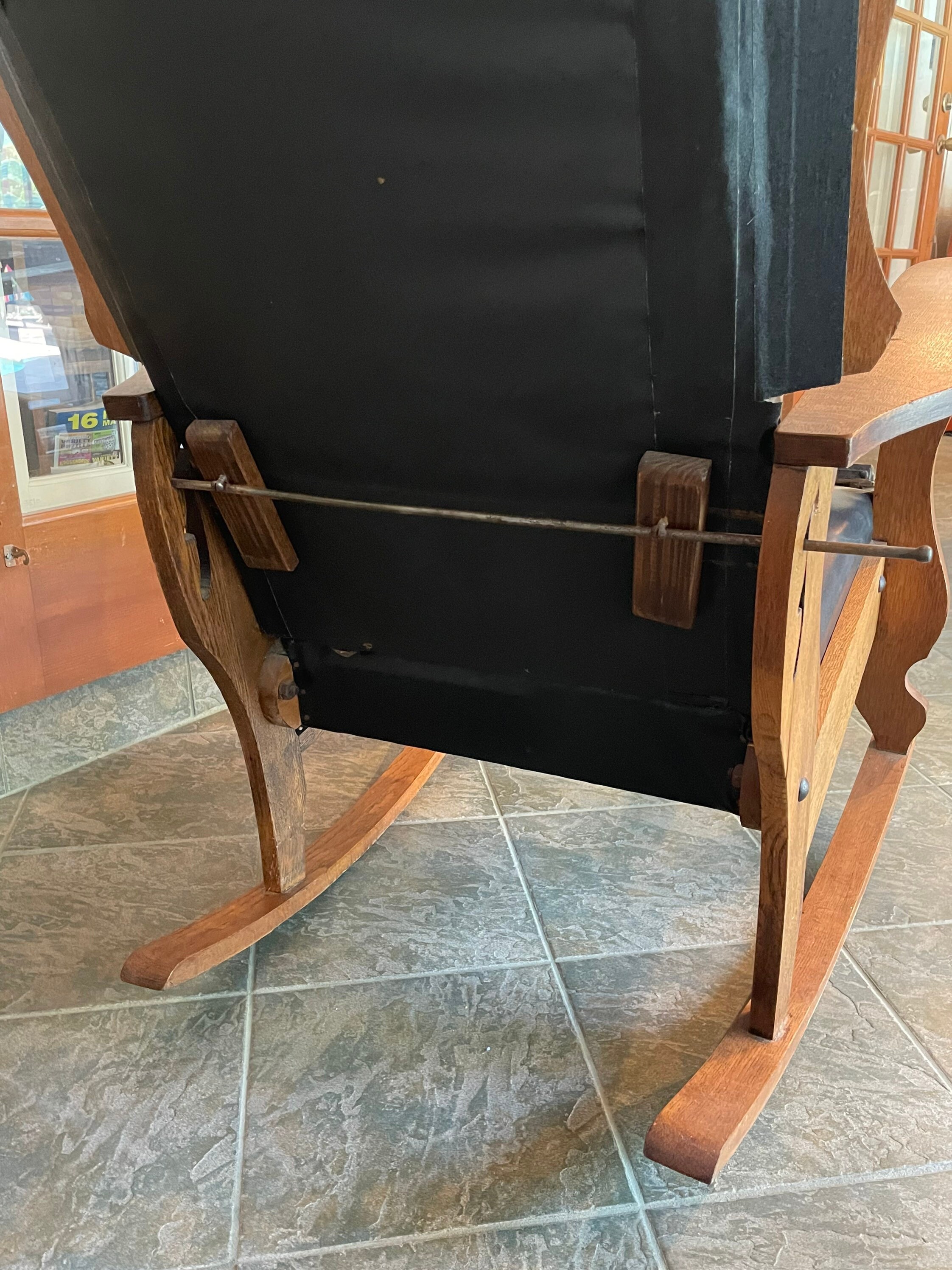 Antique Oak Morris Style Arts and Crafts Reclining Rocker - Etsy