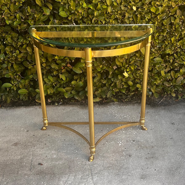 Demilune Table - Etsy