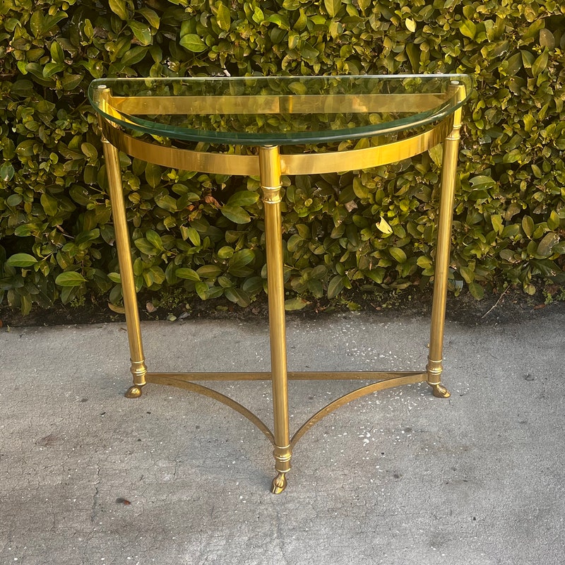 Demilune Table - Etsy