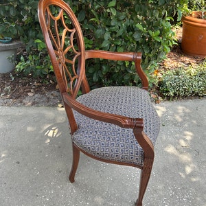 Vintage Regency Style Spider Back Chair - Etsy