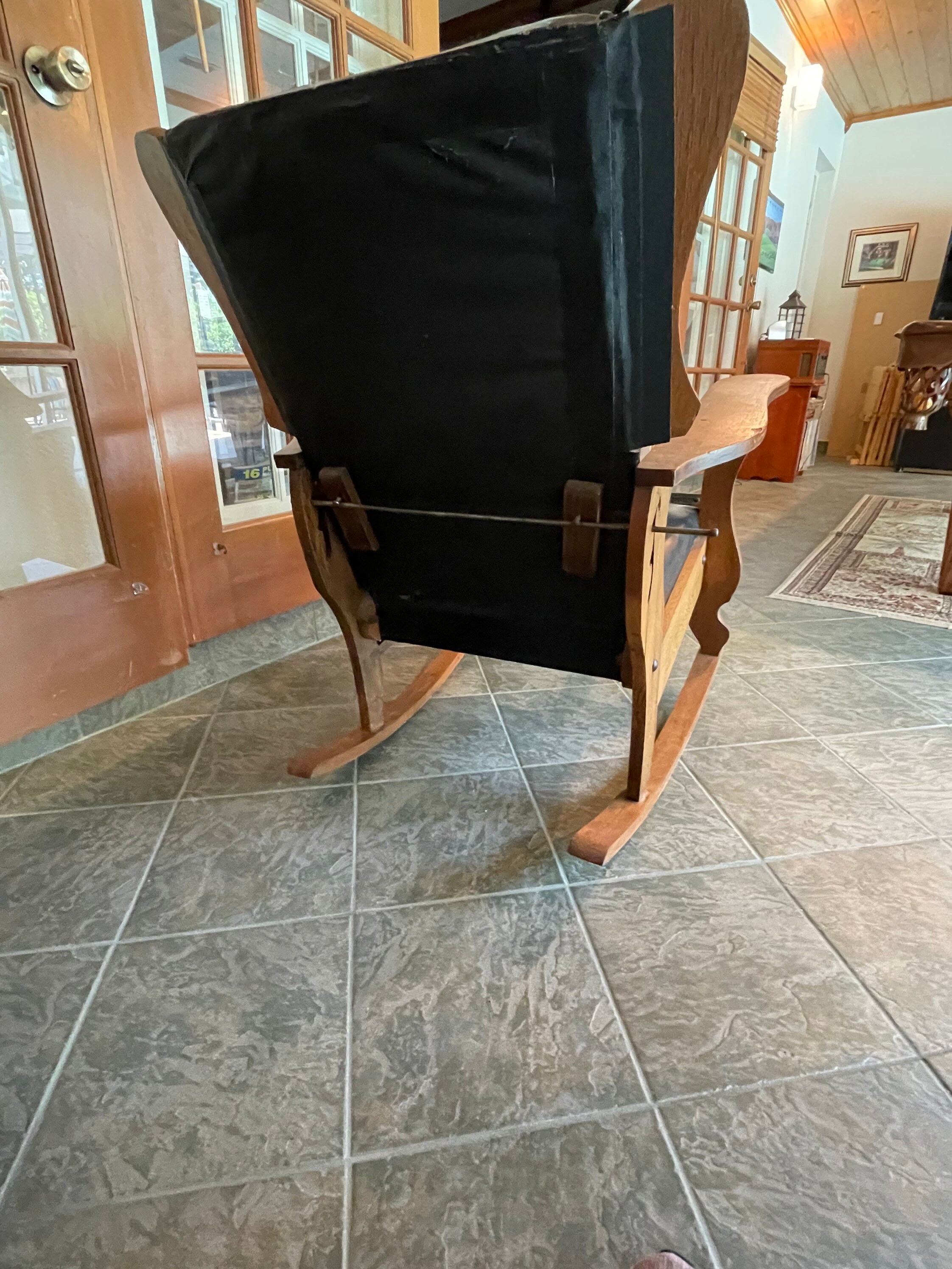 Antique Oak Morris Style Arts and Crafts Reclining Rocker - Etsy