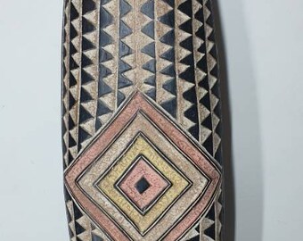 African Zulu Wooden Shield African Tribal Art African Home Décor Tribal ...