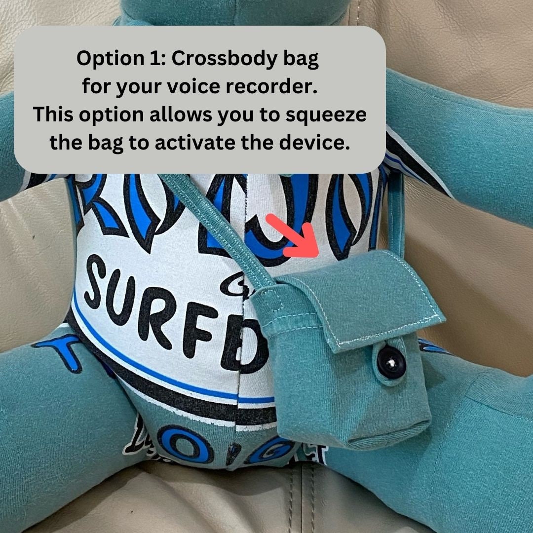 Add-on Voice Recorder Bag or Pouch for Memory Bear (device NOT Included ...