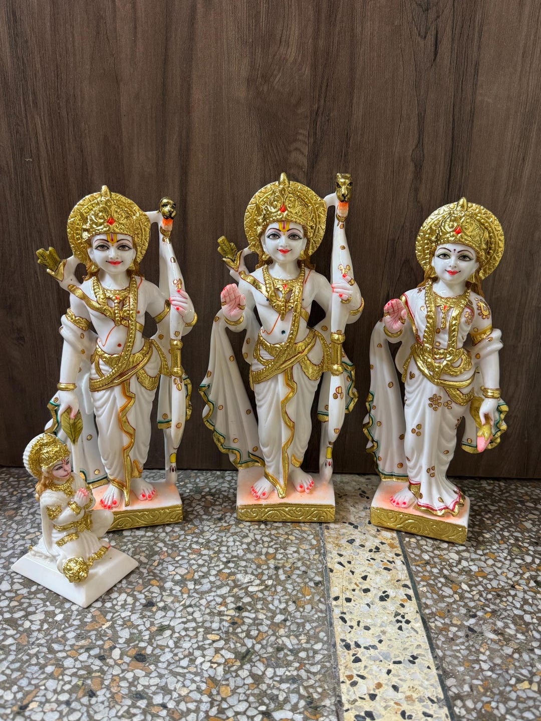 Lord Rama Darbar 12' Idol | Ram Sita Lakshman Hanuman Statue | Hindu ...