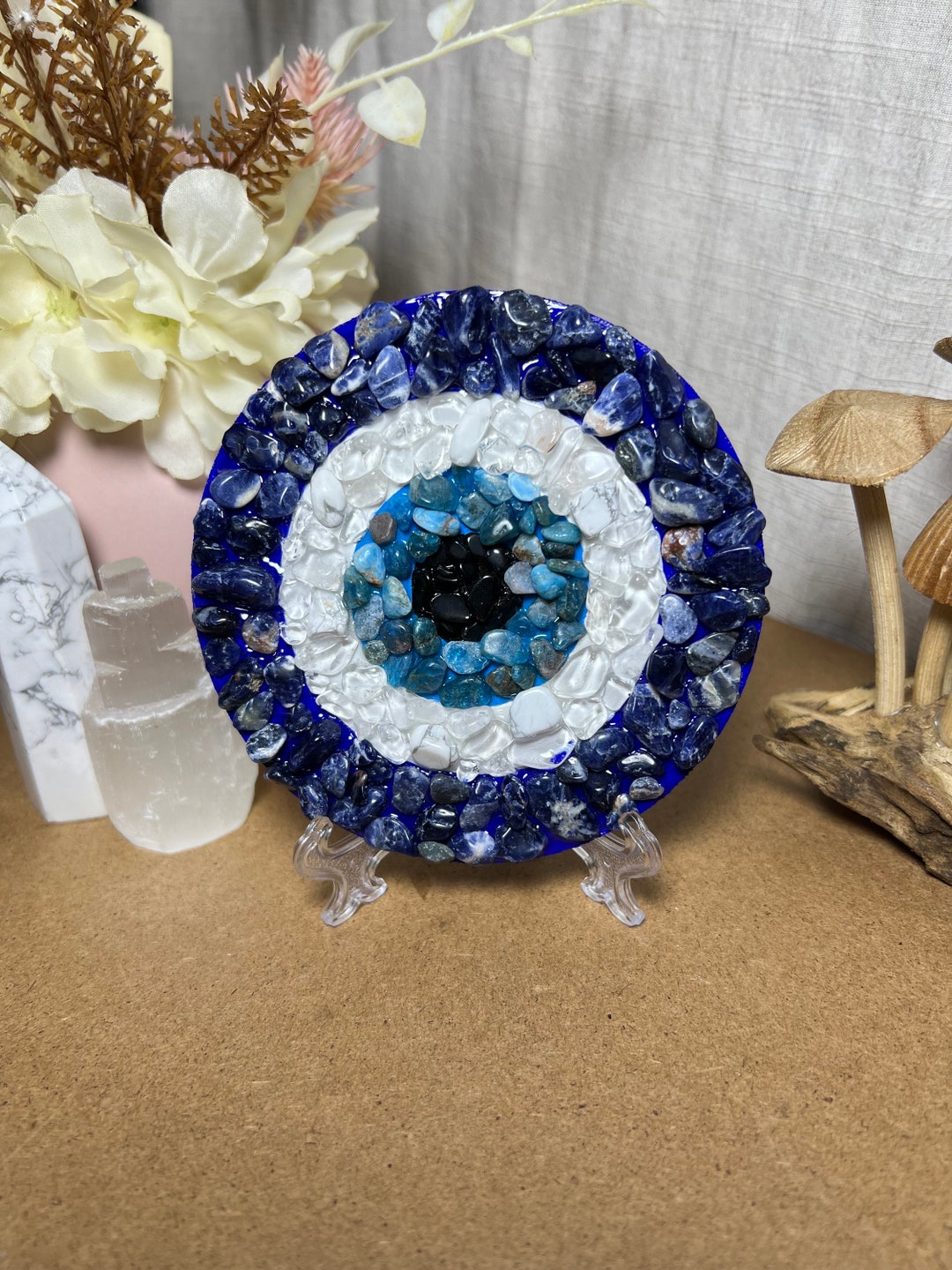 Evil Eye With Crystals - Etsy