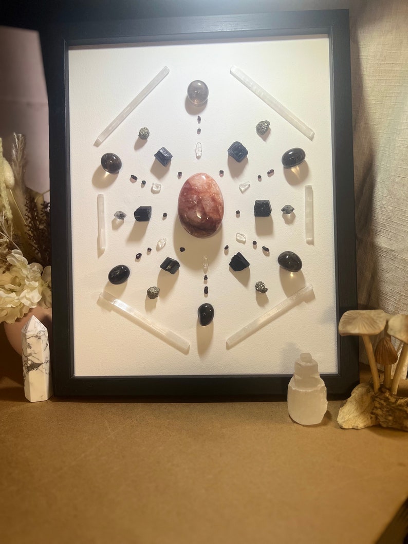 Strength and Grounding Crystal Mandala - Etsy Australia