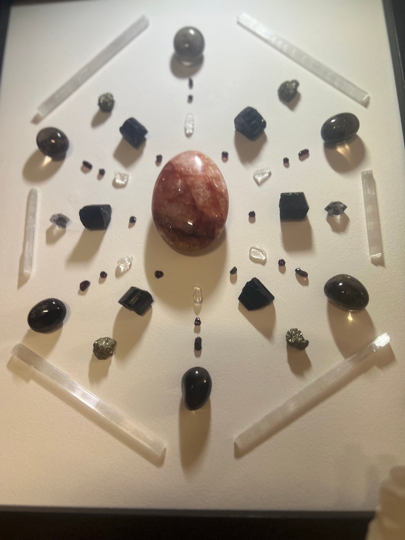 Strength and Grounding Crystal Mandala - Etsy Australia