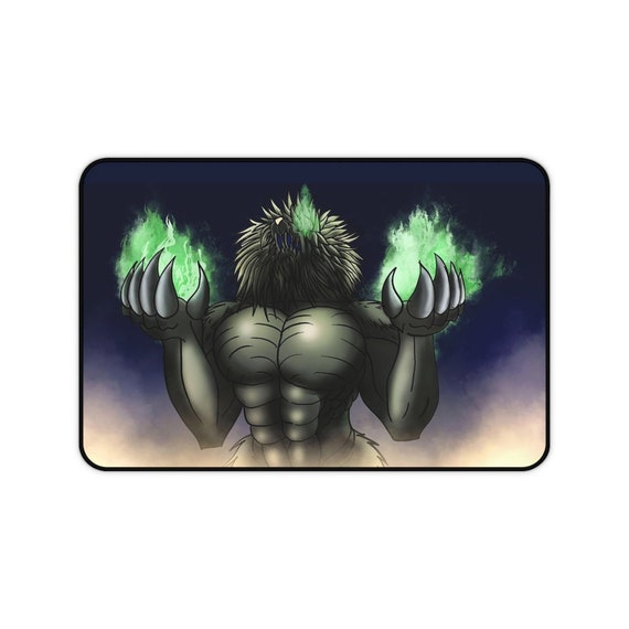 Buff Beast Desk Mat Home Office - Etsy