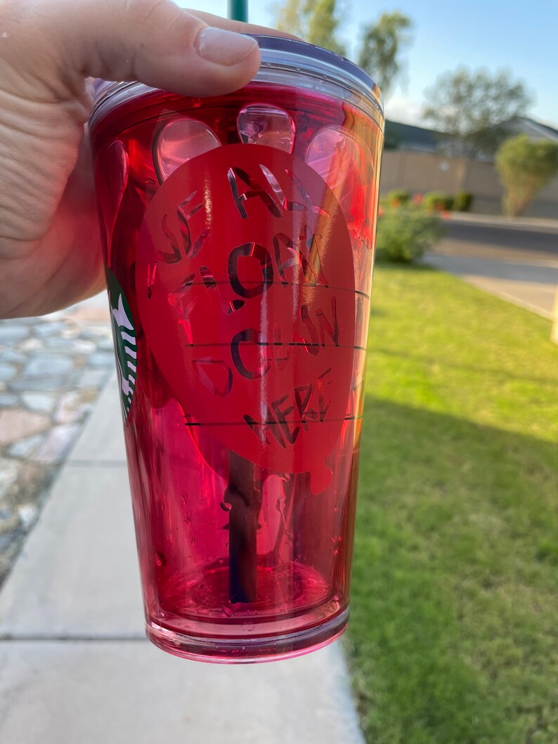 Hiya Georgie Pennywise Snowglobe Starbucks Tumbler - Etsy