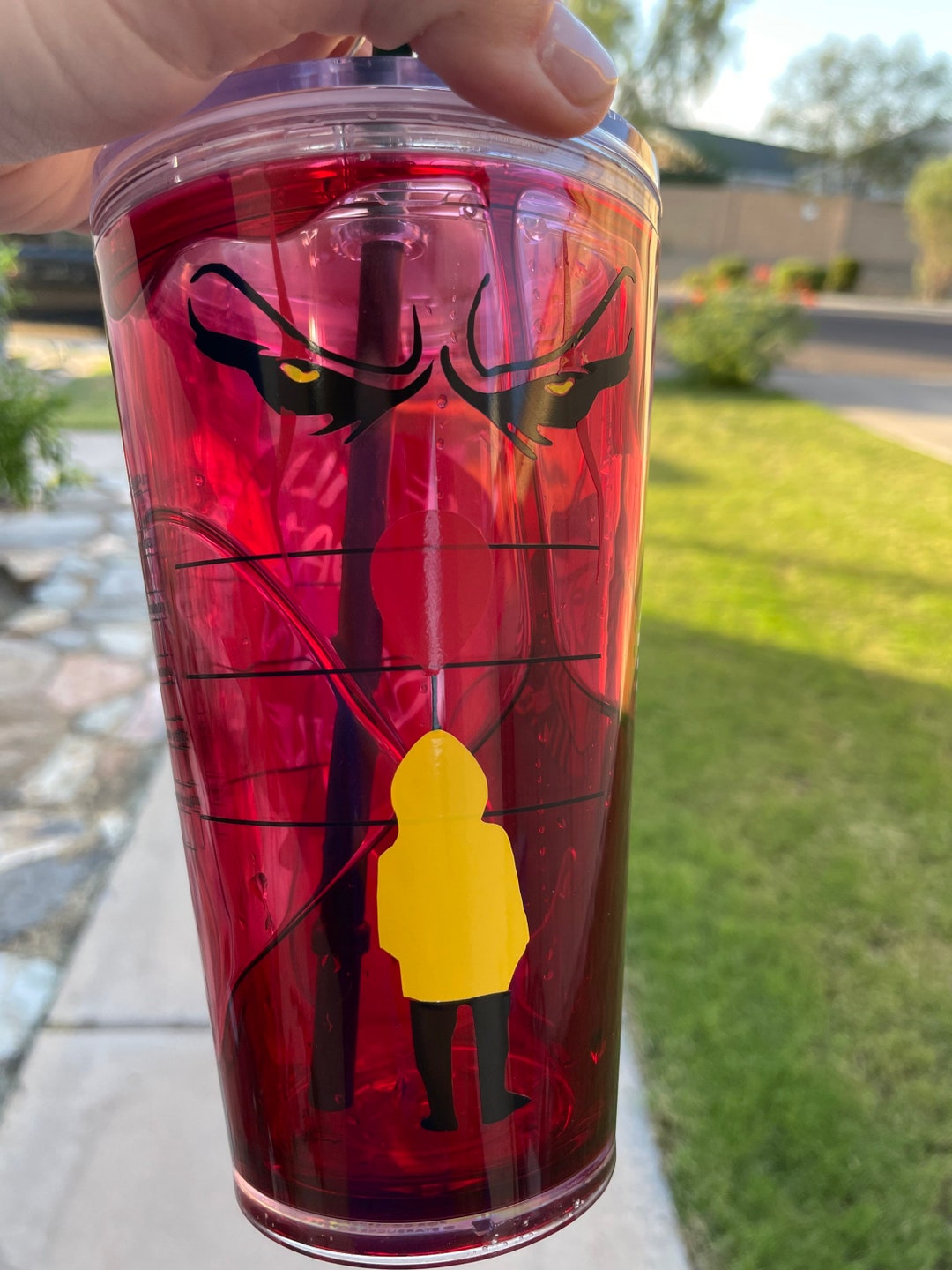 Hiya Georgie Pennywise Snowglobe Starbucks Tumbler - Etsy