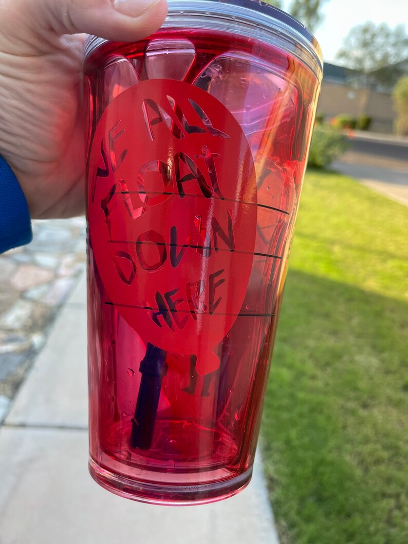 Hiya Georgie Pennywise Snowglobe Starbucks Tumbler - Etsy