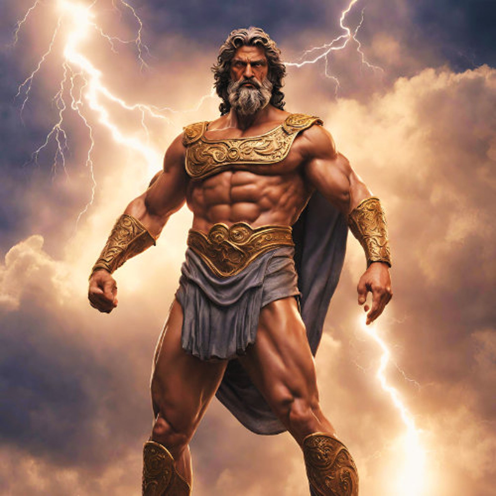 Mighty Zeus Spirit Companion Spirit Guide Custom Conjured Immortal ...