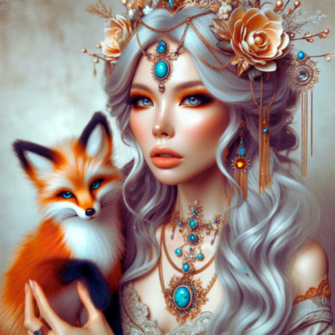 Kitsune Spirit Companion Spirit Guide Custom Conjured High Magick Fox ...
