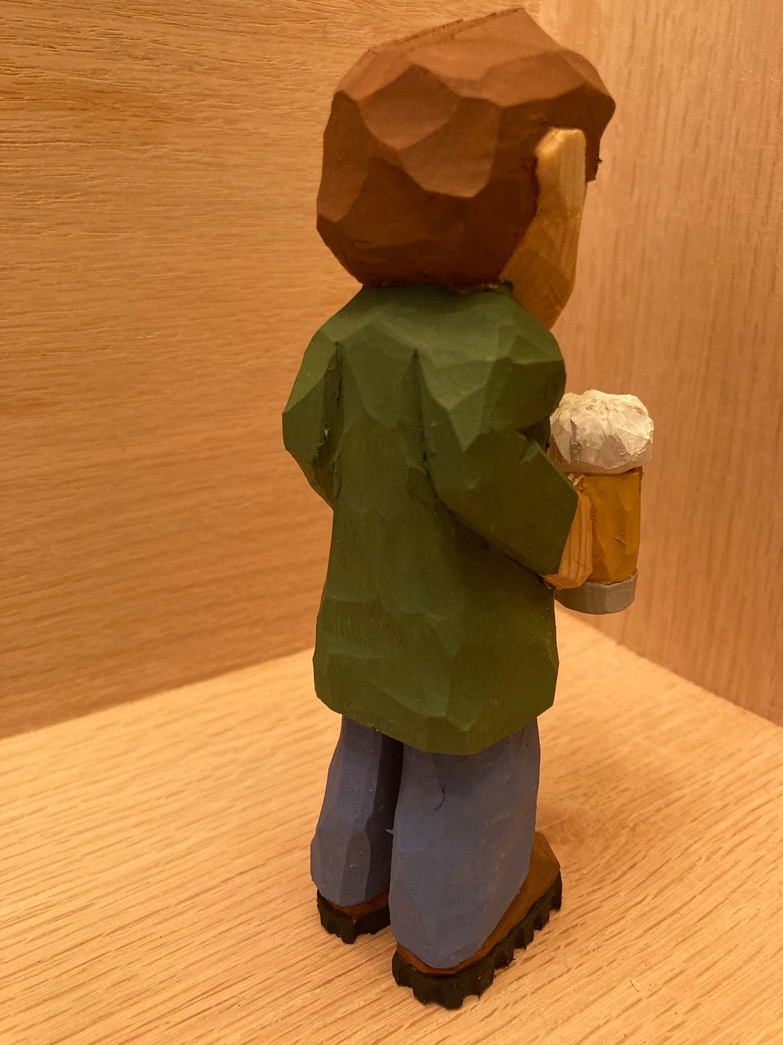 Beer Expert, Man Drinking a Beer, Bar Room Decor, Bar Cart Accessories ...