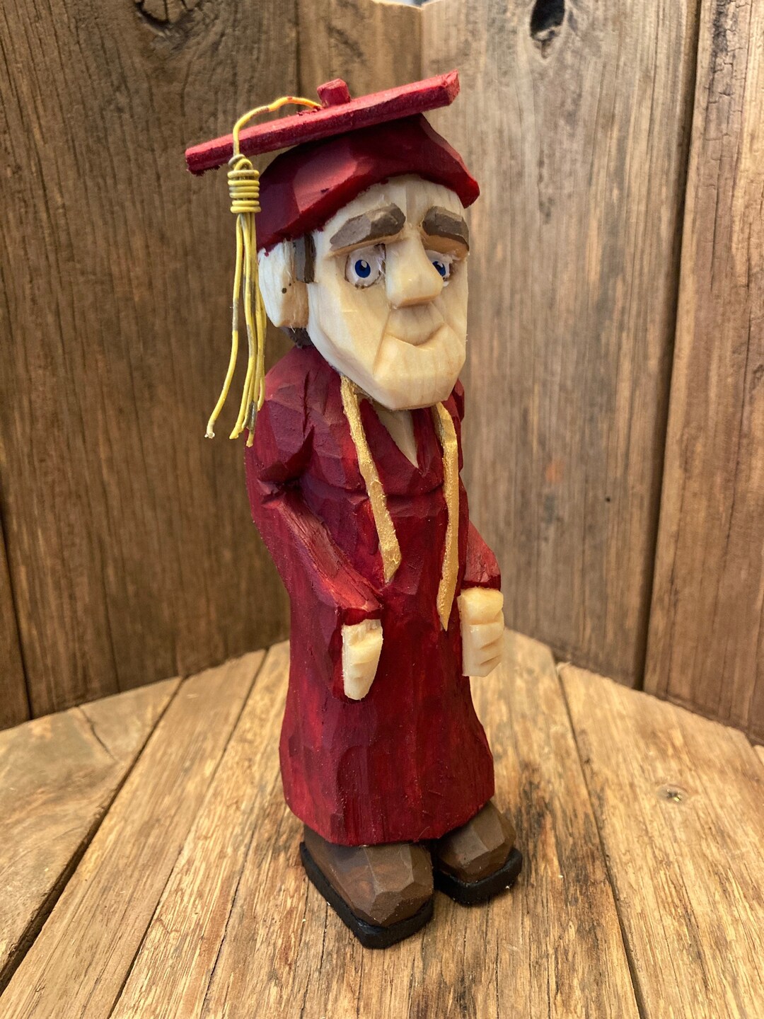 Male Graduate With Cap and Gown, College Graduation Gift, High School ...