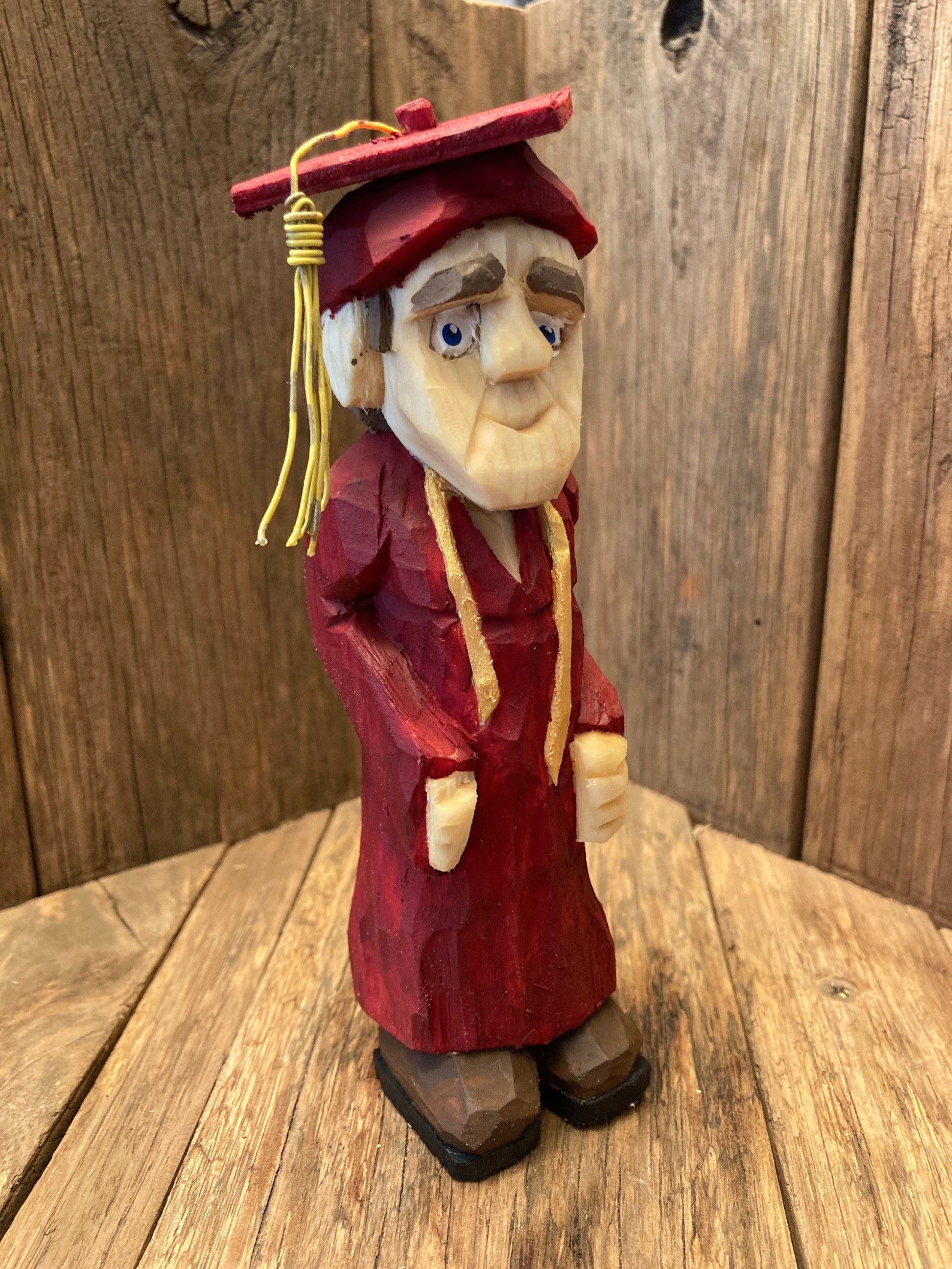 Male Graduate With Cap and Gown, College Graduation Gift, High School ...