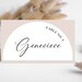 Arch Place Cards Boho Place Cards Template Arched Minimalist Wedding ...