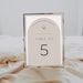 Pastel Green Table Numbers Sign Template Modern Wedding Sign - Etsy