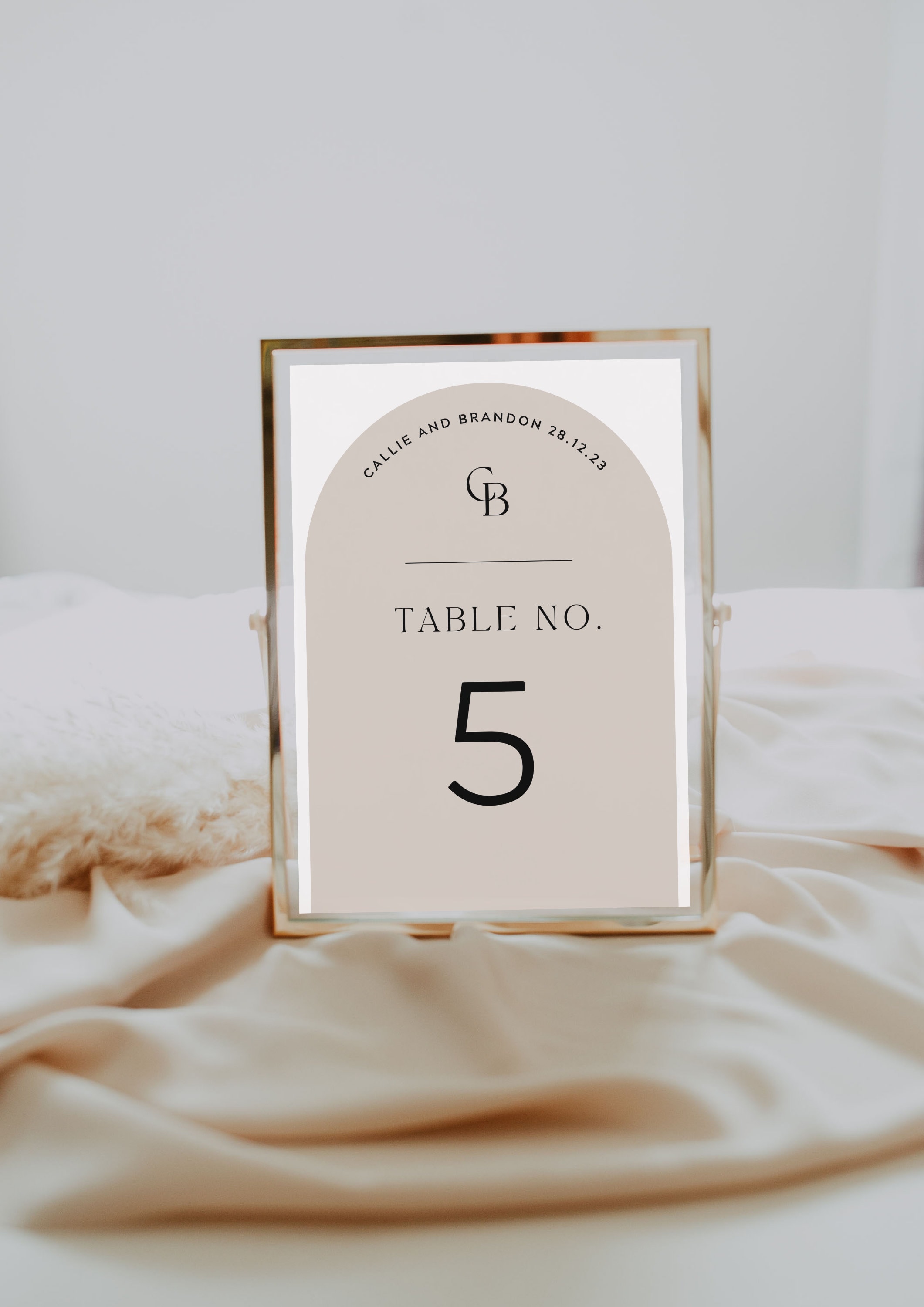 Pastel Green Table Numbers Sign Template Modern Wedding Sign - Etsy