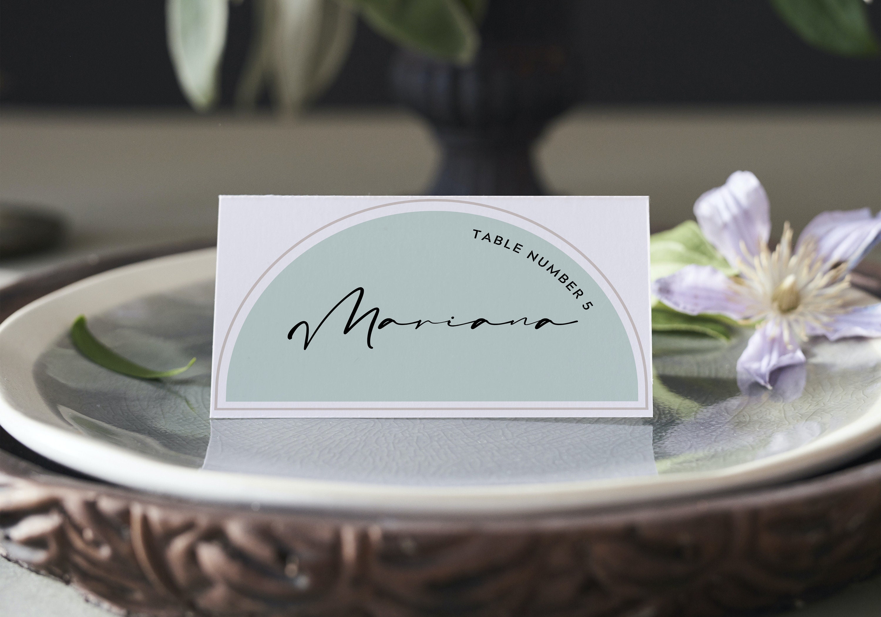Arch Place Cards Pastel Wedding Place Cards Name Cards - Etsy