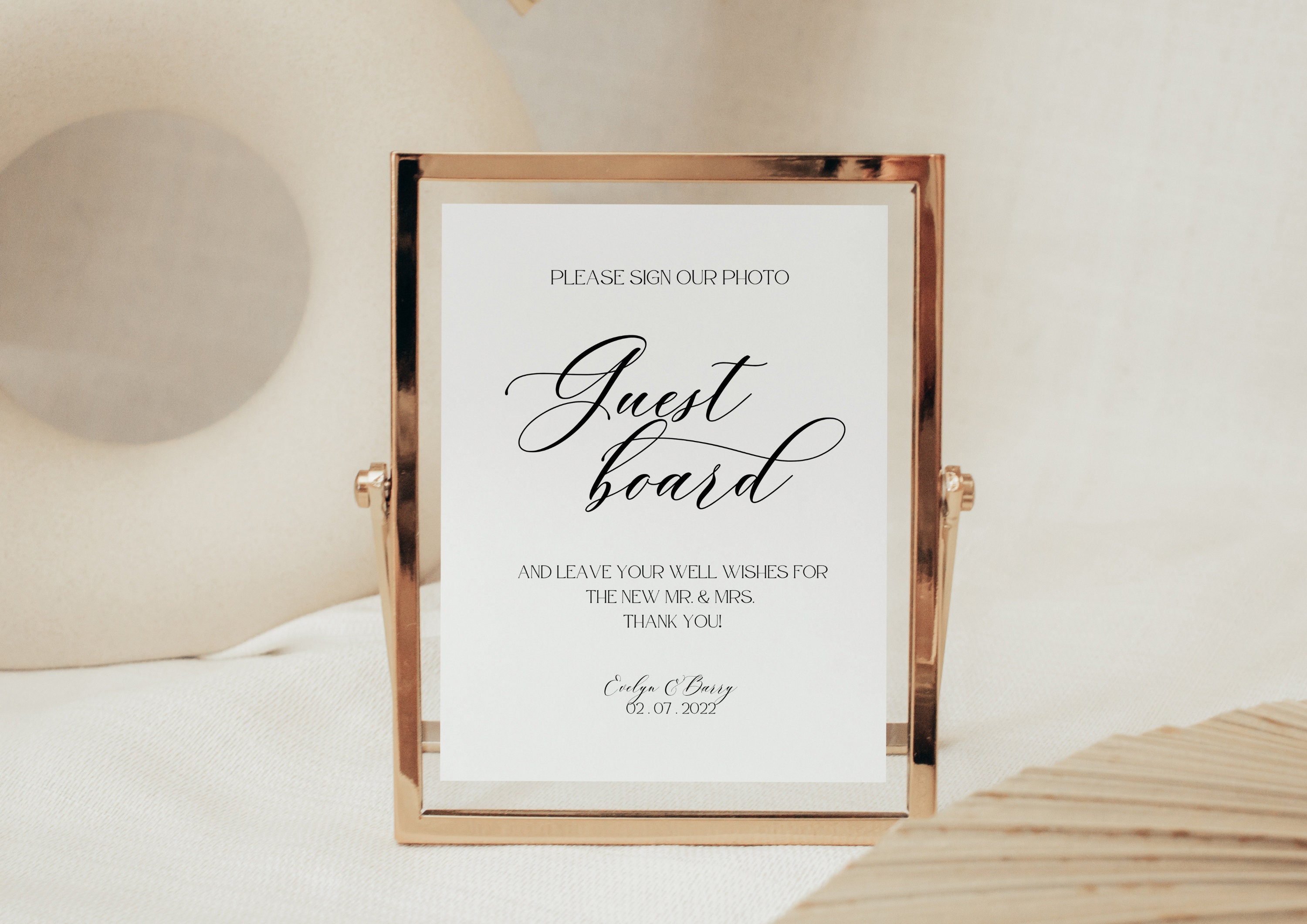 Please Sign Our Guest Board Wedding Guest Board Sign - Etsy