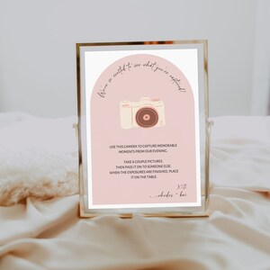 Arch Wedding Sign, 5x7", 4x6", 8x10" | Modern Wedding Sign Canva ...