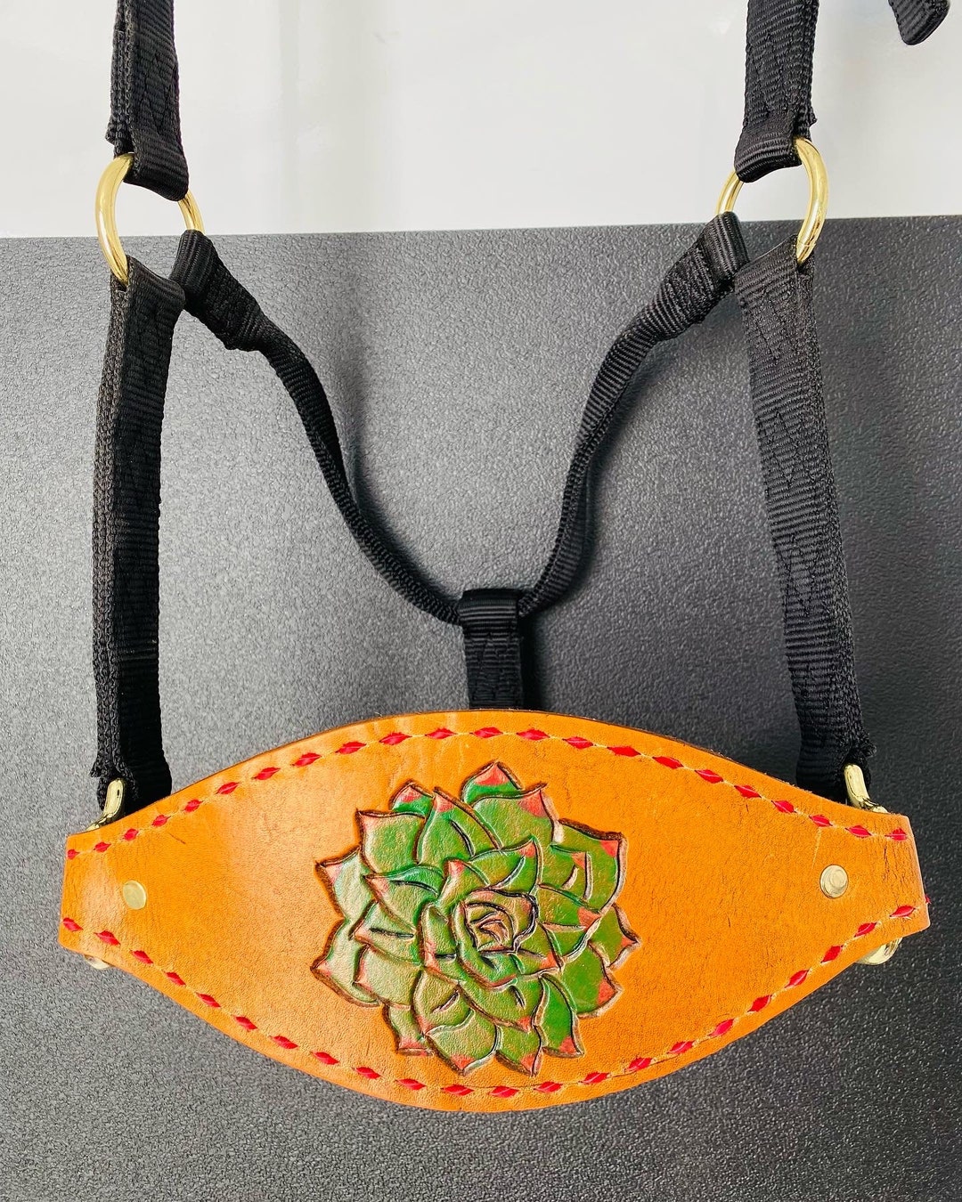 Tooled Bronc Halter - Etsy