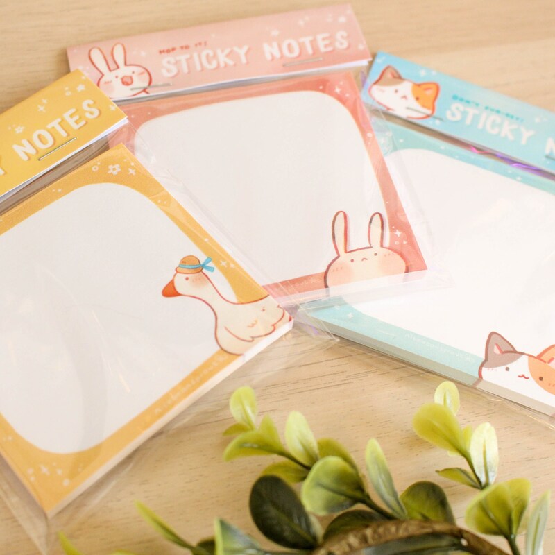 Cute Sticky Notes - Etsy