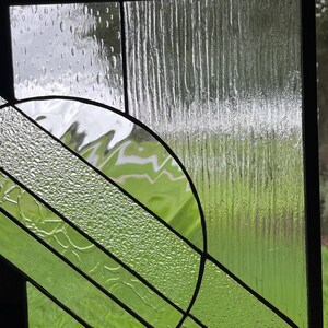 Contemporary Textured Glass in a Unique Design and Accented With a ...