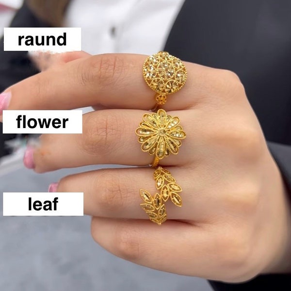 22k Gold Ring - Etsy