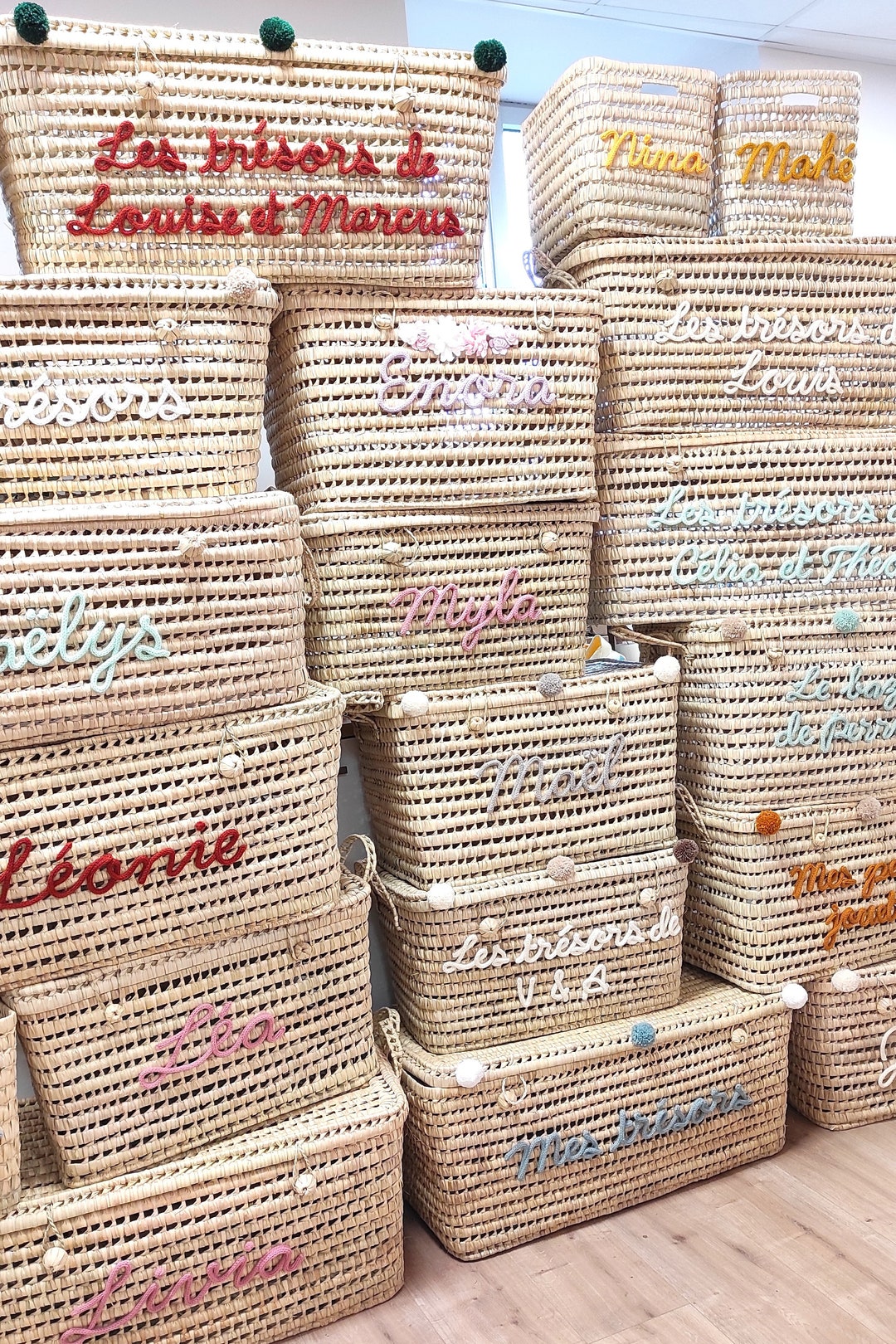 Malle de rangement personnalisé Coffre à jouets personnalisé - Etsy France