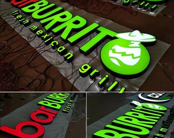 Light up Logo Sign | Etsy