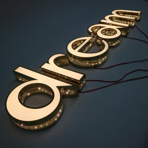 Light Box Letters, Letters, Marquee Letters, Led Letter, Acrylic 3d ...