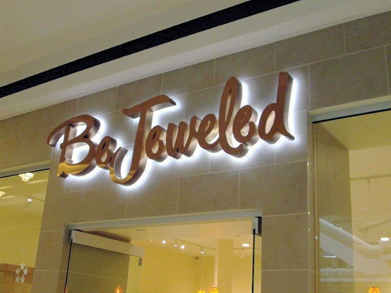 Custom Business Sign 3d LED Signs Logo Light Sign Backlit - Etsy