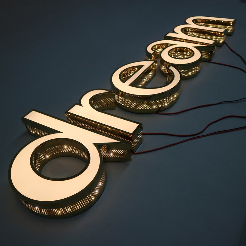 Big Letters With Lights Big Light up Letters Light up - Etsy