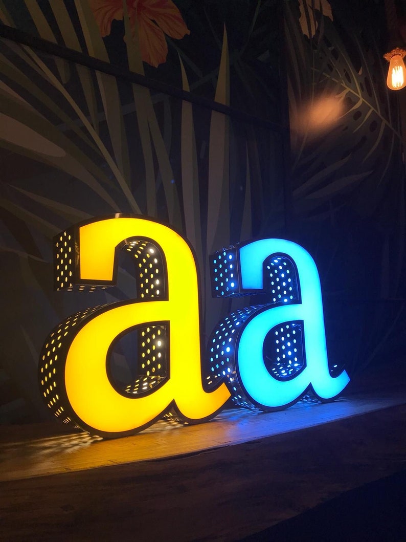 Custom Business Sign 3d LED Signs Logo Light Sign Backlit - Etsy