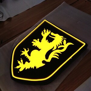 Metal Business Sign, 3D Metal Sign, Metal Logo Sign, Neon Logo Sign ...