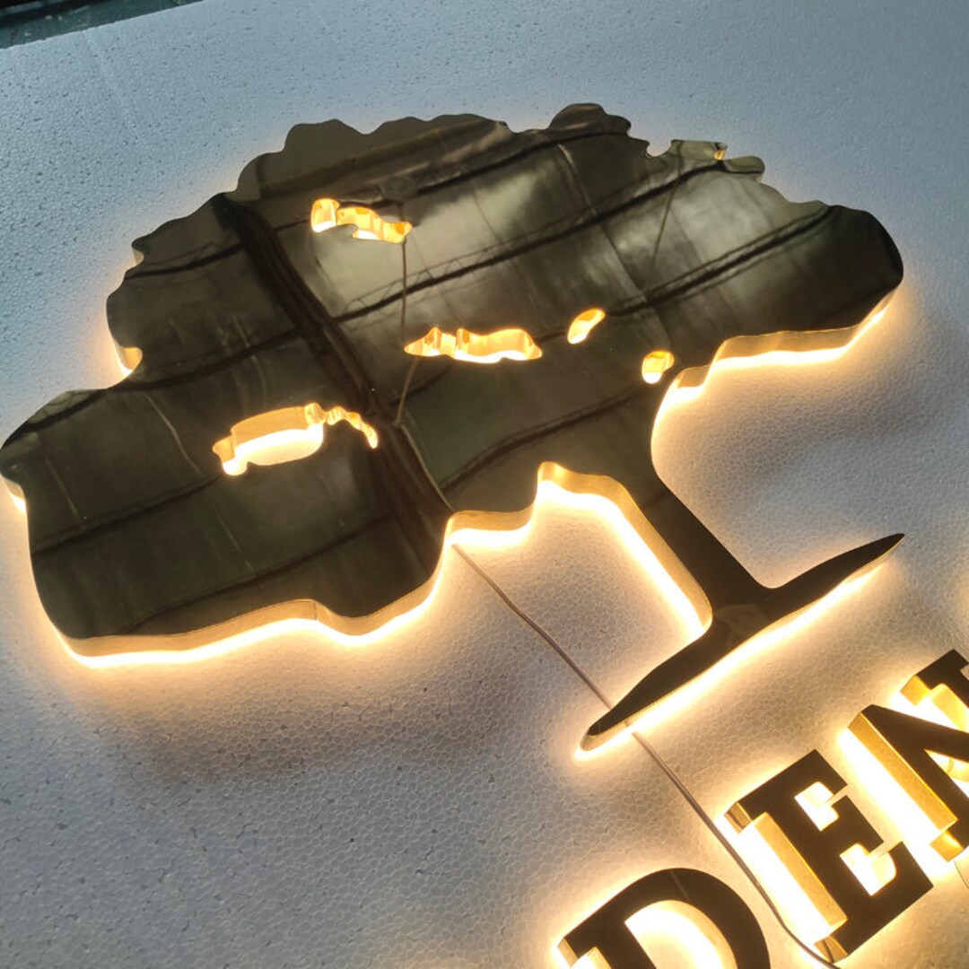 Gold Wall Letters Metal Letters Light up Letters Metal - Etsy