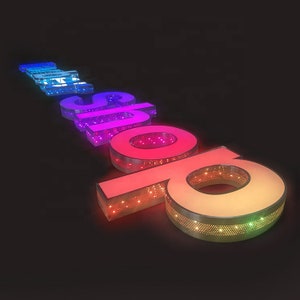 Custom Business Sign, 3d LED Signs, Logo Light Sign, Backlit Sign, 3D ...
