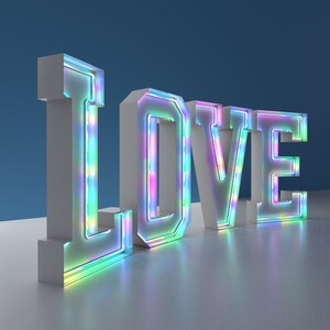 Led Letters, 3d Letters, Lighted Letters, Acrylic Letters, Box Letters ...
