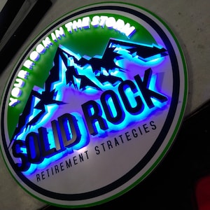 Metal Business Sign, 3D Metal Sign, Metal Logo Sign, Neon Logo Sign ...