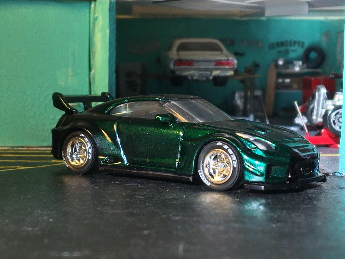 Custom Nissan GTR R35 Liberty Walk hot Wheels - Etsy