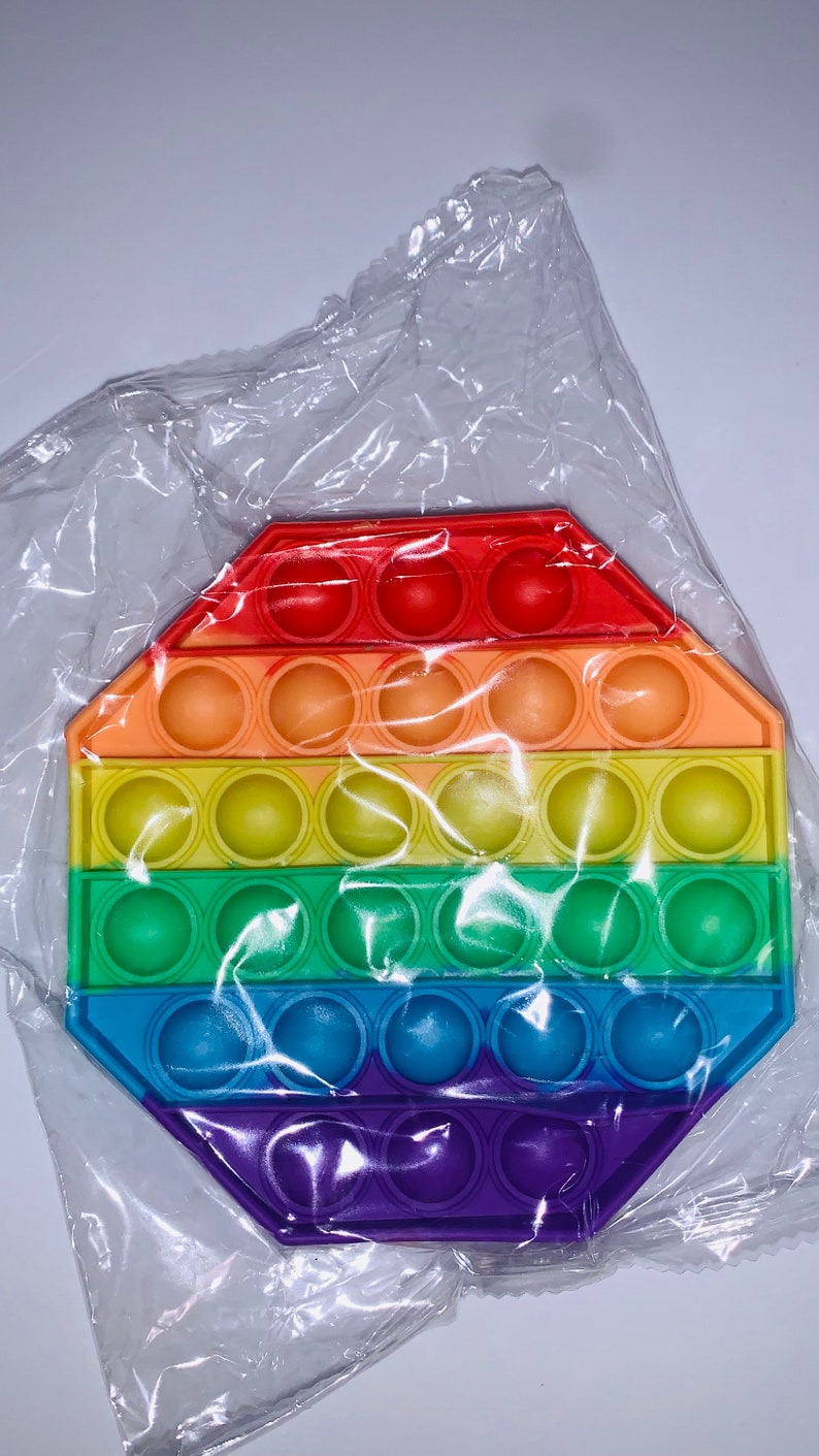 Octagon Push Pop Sensory Toy - Etsy