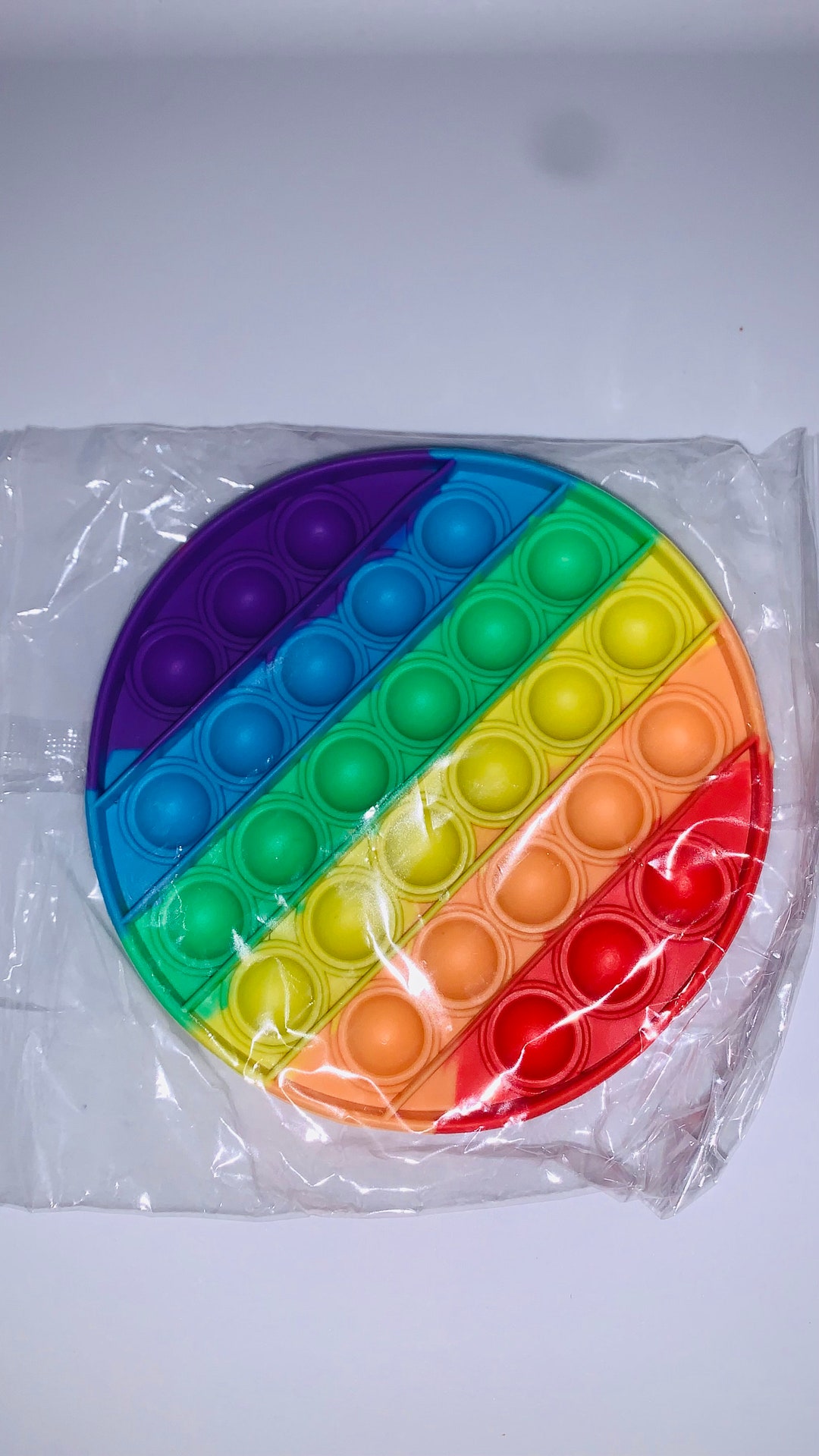 Circle Push Pop Sensory Toy - Etsy