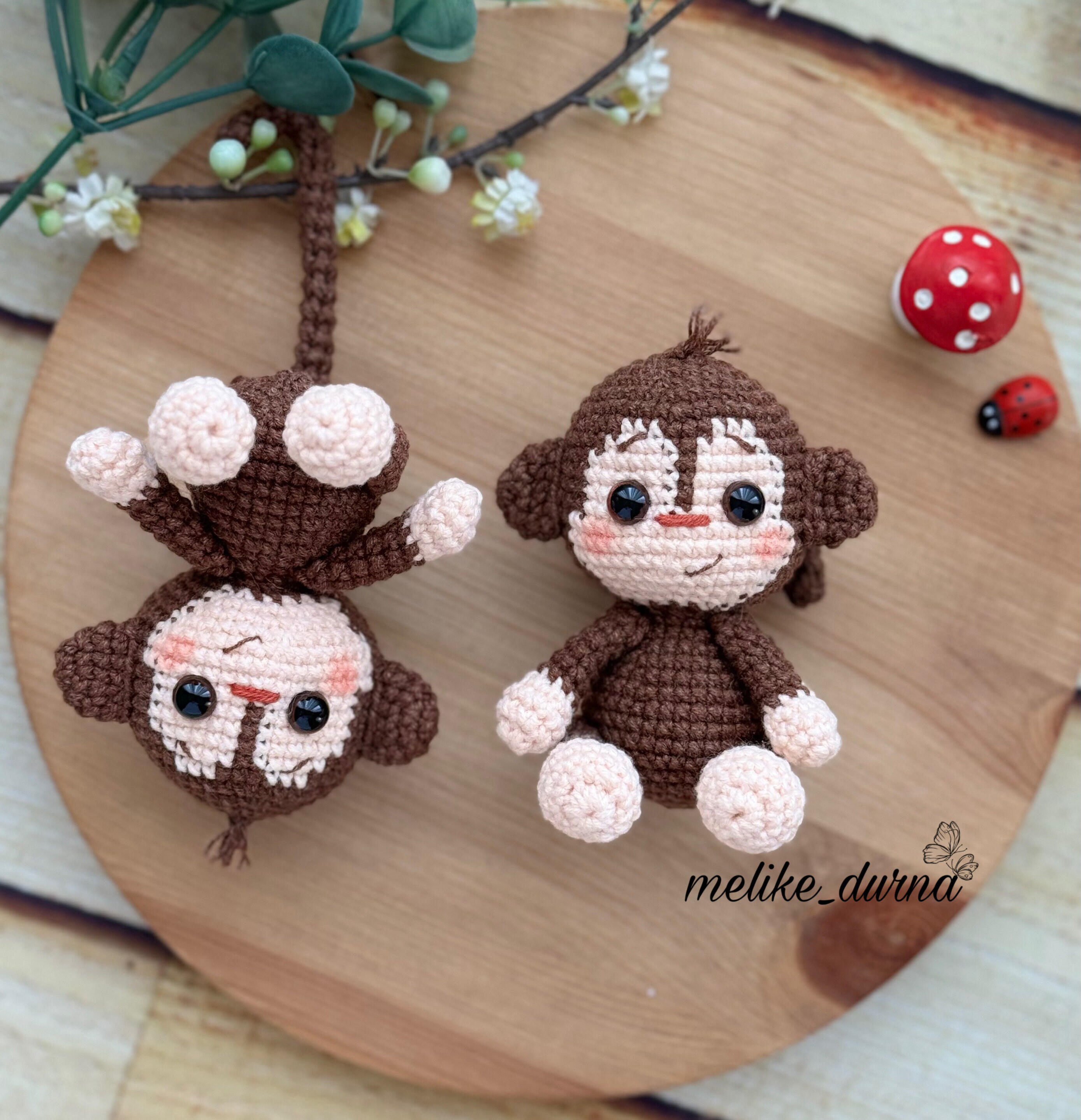 Monkey Chico English Pattern - Etsy