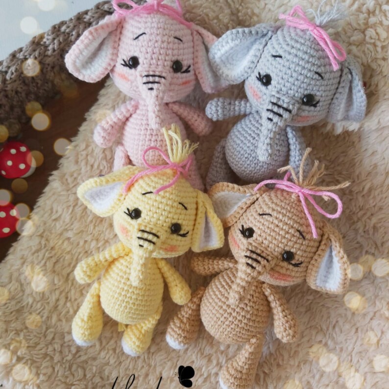 Elephant Dumbo English Pattern - Etsy